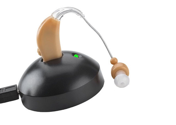 BTE Digital Rechargeable Hearing Aids , Over The Ear Hearing Aids Enhancement Devices