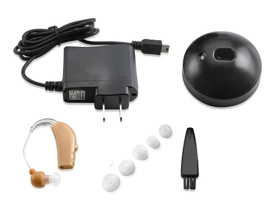 Rechargeable Hearing Aid Amplifier Machine Noise Cancelling Light Weight