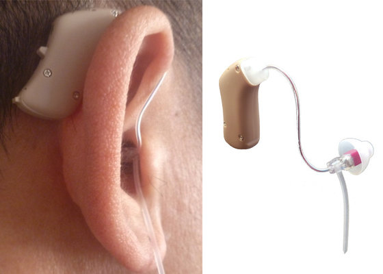 Mini RIC Hearing Aids , Waterproof Hearing Aids For High Frequency Hearing Loss