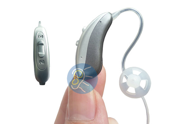 Wireless Bluetooth digital hearing aids for hearing loss and control by mobile phone