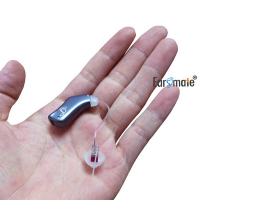 Small Rechargeable Digital Ric Hearing Aids with 4 Channel WDRC and 16 bands