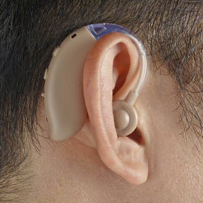 Bluetooth rechargeable hearing aid Volume adjustable and 60 hours battery working