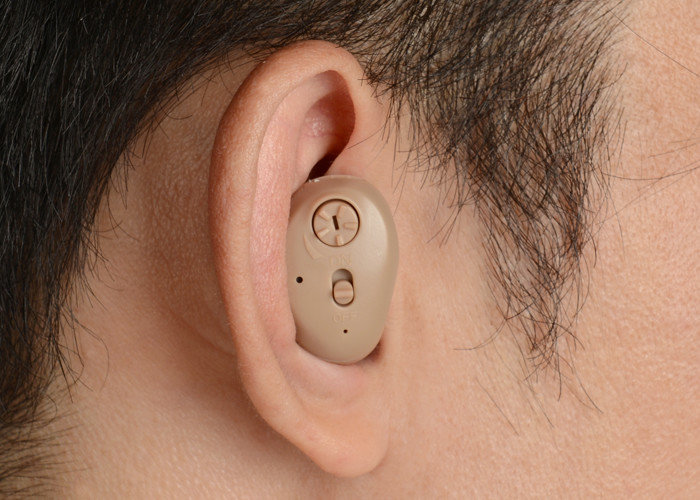 Invisible ITE Hearing Aids Amplifier , Inner Ear Hearing Aids For TV Music Talking