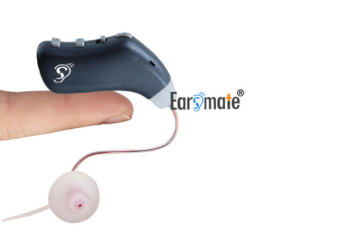 Small Rechargeable Digital Ric Hearing Aids with 4 Channel WDRC and 16 bands