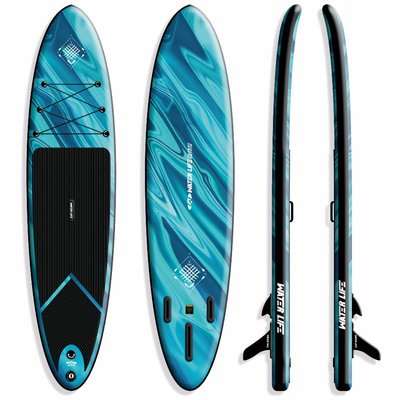 Surfing / Coursing PVC SUP Inflatable Paddle Board All Around 11'6" Blue Color