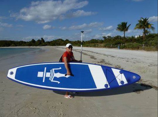 Firberglass Plate Design Adult Stand Up Paddle Board 168L Volume High Durability