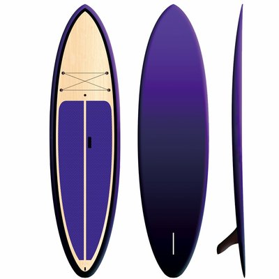 Stable Lightweight Sup Surf Boards , Sup Race Boards Long Distance Cruising