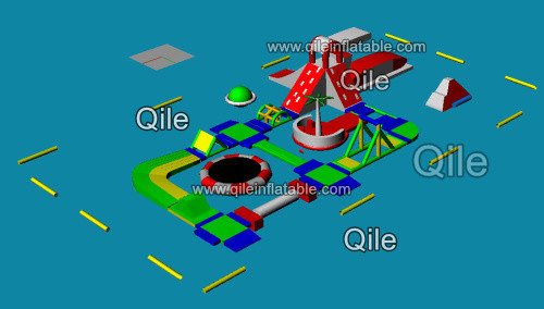 China 2016 Inflatable Floating Water Park / Inflatable Water Park Games supplier