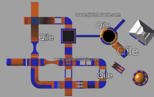 China Giant Inflatable Aqua Park Sports Equipment , Inflatable Water Games Equipment For Sea supplier