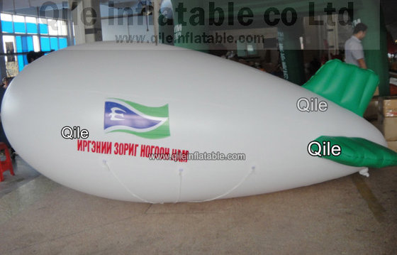 China Zepplin Inflatable Helium Blimp / Inflatabel Advertising Balloon for promotion supplier