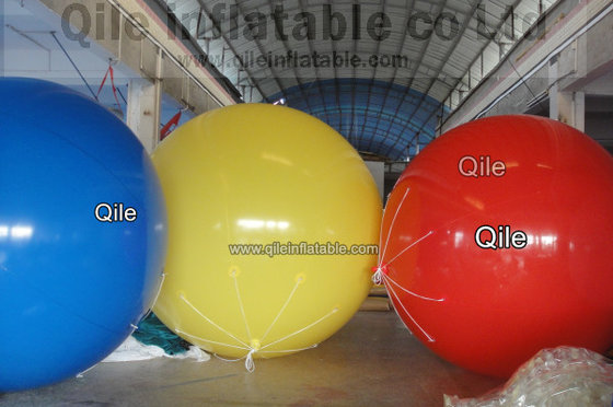 China Yellow Blue red Inflatable Advertising Balloons For Commercial Advertising 2.5m Diameter supplier