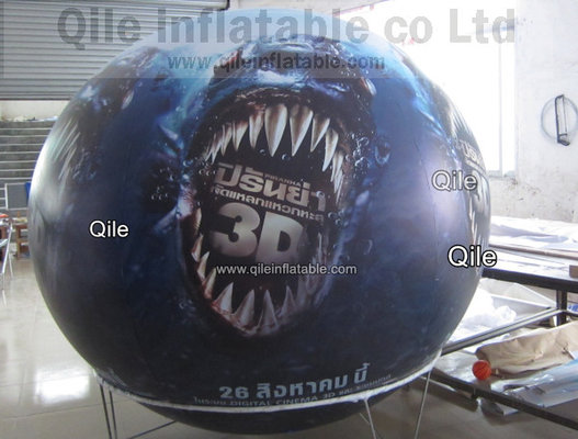 China full printing  PVC Advertising Helium Balloon 6M Inflatable For Outdoor Show Event supplier