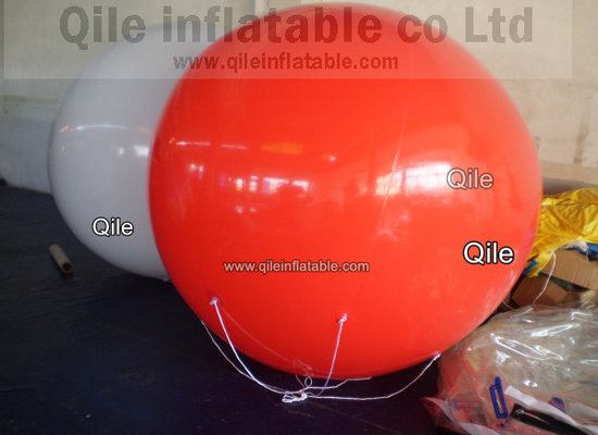 China Red Large Helium Balloons Commercial Inflatable Products Helium Gas Balloon supplier