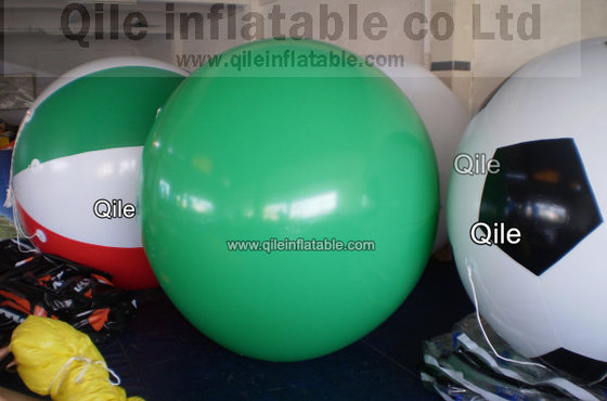 China Customized Fireproof Personalised Helium Balloon PVC White For Advertising supplier