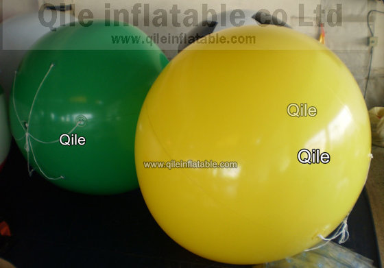 China yellow  Large Helium Balloons Commercial Inflatable Products Helium Gas Balloon supplier