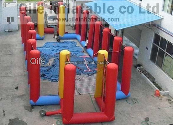 China Custom Giant Inflatable Sports Games Bungee Soccer Field Sport Game supplier