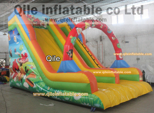 new design qile adult slides fun slide party inflatable supplier