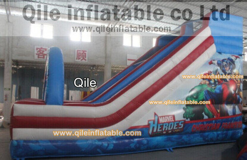 birthday party qile adult slides full printing fun slide Hero alliance supplier