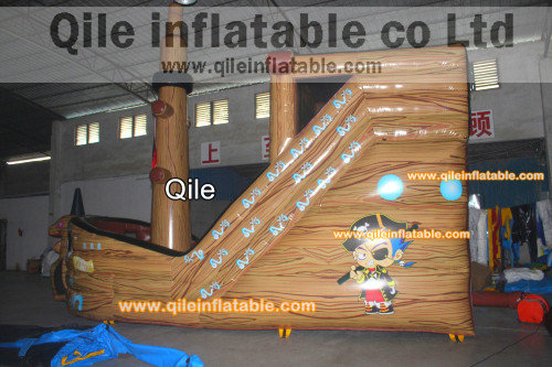 large inflatable Pirate ship slide inflatable Disneyland castle inflatable Pirate ship supplier