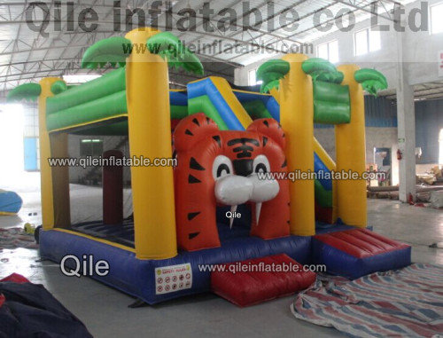 inflatable tiger bouncy castle,bouncy with slide,inflatable castle hire,inflatables china supplier