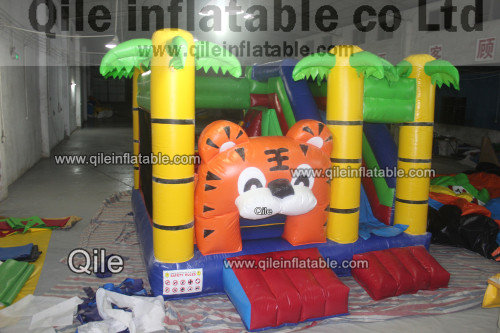inflatable tiger bouncy castle,bouncy with slide,inflatable castle hire,inflatables china supplier