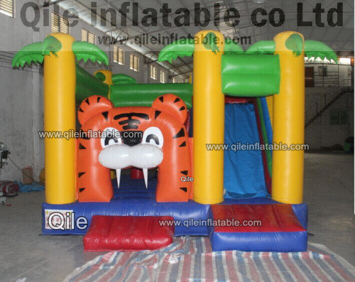 inflatable tiger bouncy castle,bouncy with slide,inflatable castle hire,inflatables china supplier