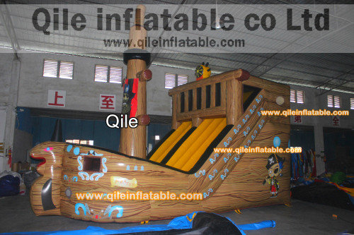 Pirate ship jumping castle  jumping jay jays inflatable outdoor games bouncing castle hire supplier