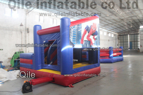 5 in 1 combo,3 slide combo,bouncy castle to hire,inflatable slide hire supplier