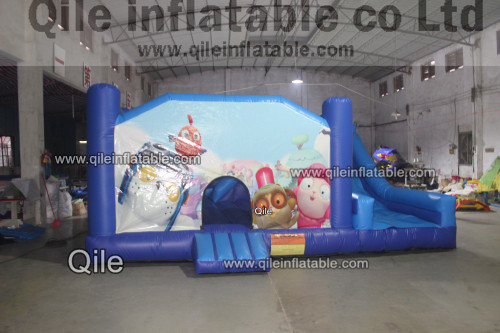 bouncy castle to hire,inflatable slide hire, low combo for kids,2.5m high combo supplier