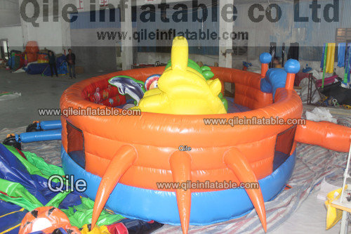 Crab paradise bouncy castle to hire,inflatable slide hire, abc bouncy castles ,inflatable commercial supplier