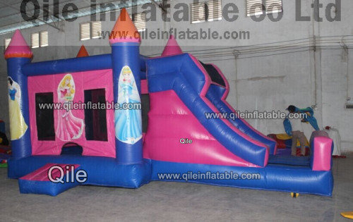 Disney princess combo , inflatable maze,cheap inflatables for sale,qile inflatable combo supplier