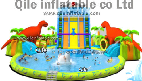 double water pool with slides,inflatable water sports,inflatable swimming toys supplier