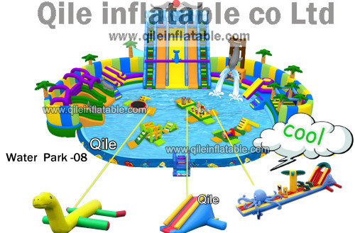 double water pool with slides,inflatable water sports,inflatable swimming toys supplier