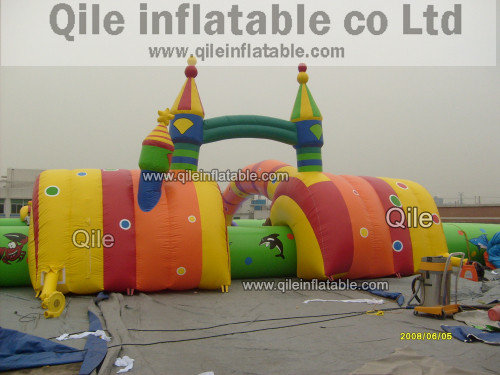 double water pool with slides,inflatable water sports,inflatable swimming toys supplier