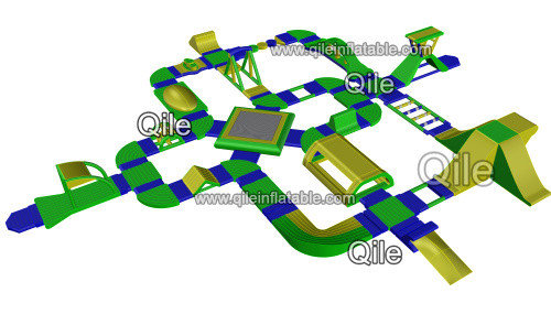 25 People Capacity Sports Outdoor Inflatable Water Parks For Adults / Kids supplier