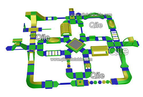 25 People Capacity Sports Outdoor Inflatable Water Parks For Adults / Kids supplier