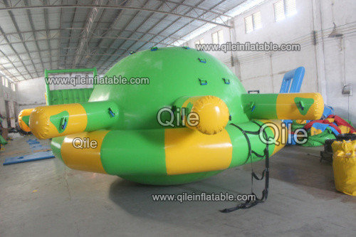 Funny 0.9mm PVC Tarpaulin Saturn Inflatable Rocker For Water Park Games supplier