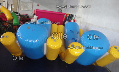 Commercial Grade Inflatable Water Totter 0.9mm PVC Tarpaulin For Swimming Pool / Lake supplier