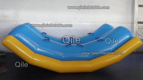 Commercial Grade Inflatable Water Totter 0.9mm PVC Tarpaulin For Swimming Pool / Lake supplier