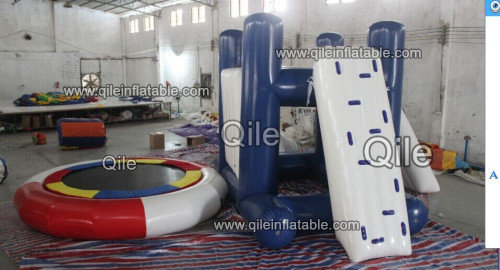Double Layer PVC Fabric Inflatable Saturn Rocker / Inflatable Floating Spinner supplier