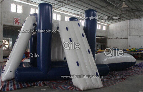 Double Layer PVC Fabric Inflatable Saturn Rocker / Inflatable Floating Spinner supplier
