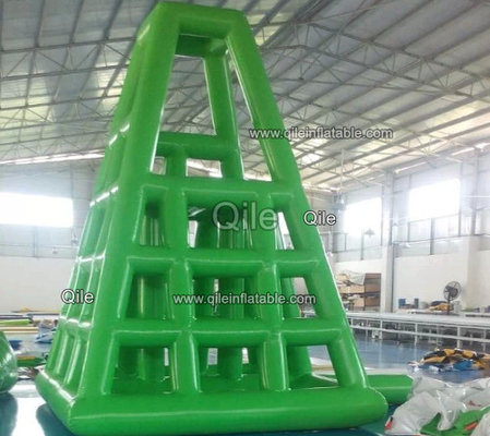 0.9mm Durable  green  PVC Inflatable Water Climbing Slide With CE Approved supplier