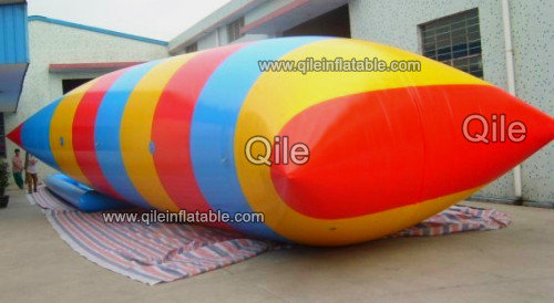 Big Colorful Inflatable Water Launch , Water Blob For Water Tower supplier