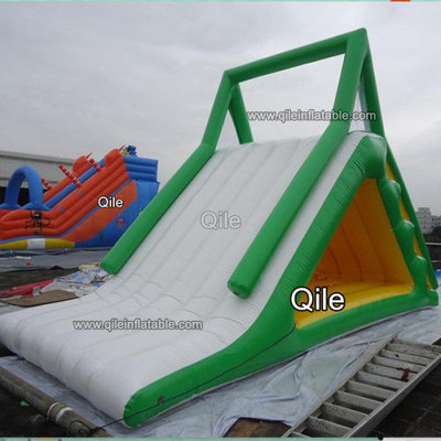 Customized 0.9mm PVC Inflatable Water Slide For Commercial Use supplier