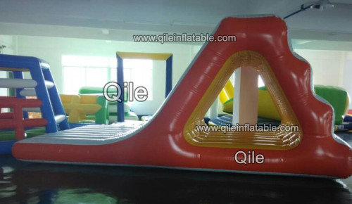 Blue and White Color Inflatable Water Slide  For Pool Or Lake supplier