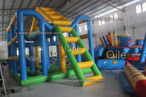 0.9mm PVC Fabric Inflatable Water Climbing Equipment For Adults supplier