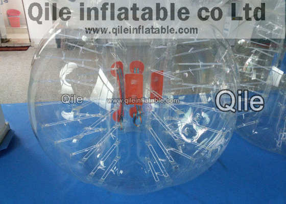 TPU Material Inflatable Bumper Ball With Rope Structure For Football Sports supplier