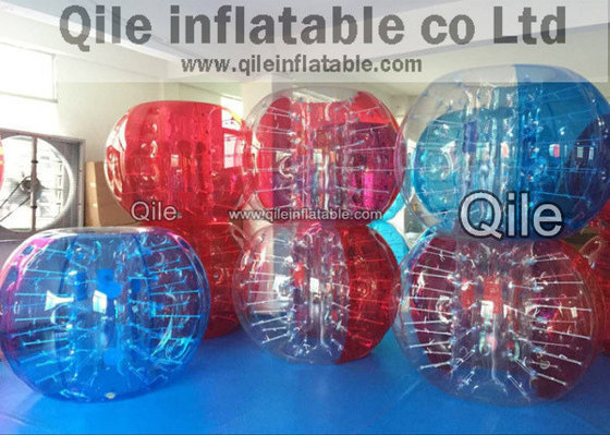 TPU Material Inflatable Bumper Ball With Rope Structure For Football Sports supplier