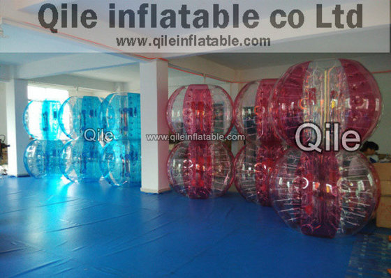 TPU Material Inflatable Bumper Ball With Rope Structure For Football Sports supplier
