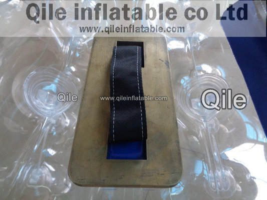 1.8m PVC Blue Clear Inflatable Bumper Ball for human bubble football game supplier